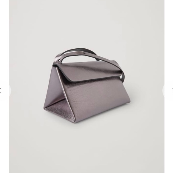 COS | Bags | Cos Mini Leather Triangle Bag | Poshmark